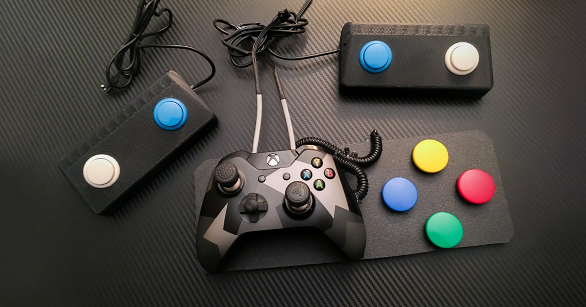 Adaptive video game controllers store