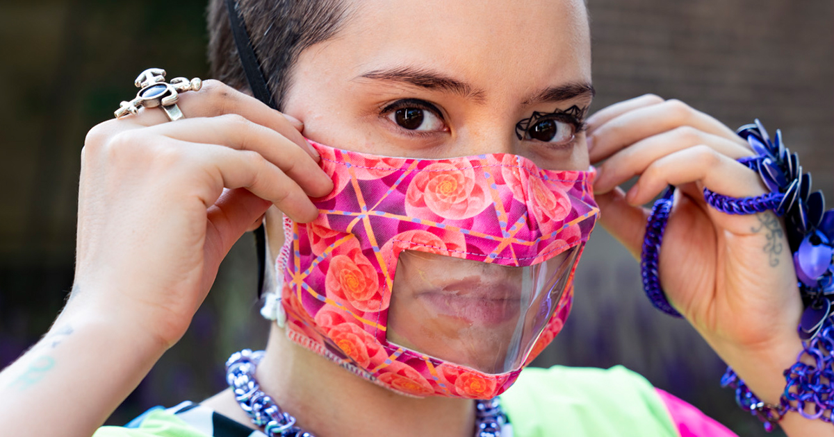This designer is making masks for people with disabilities