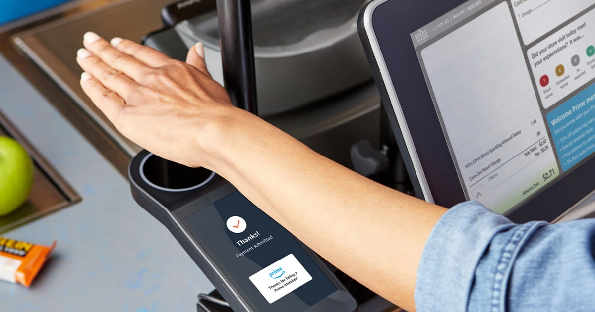 Whole Foods shoppers can now pay with palm scans