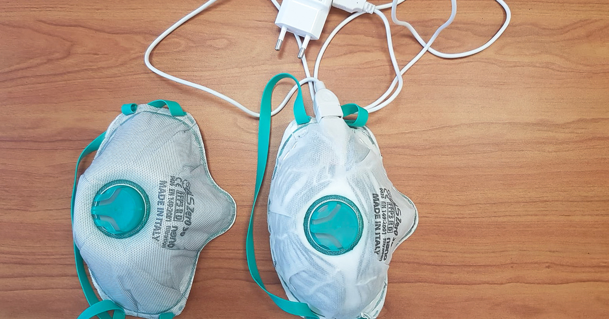 A new electric face mask kills the coronavirus