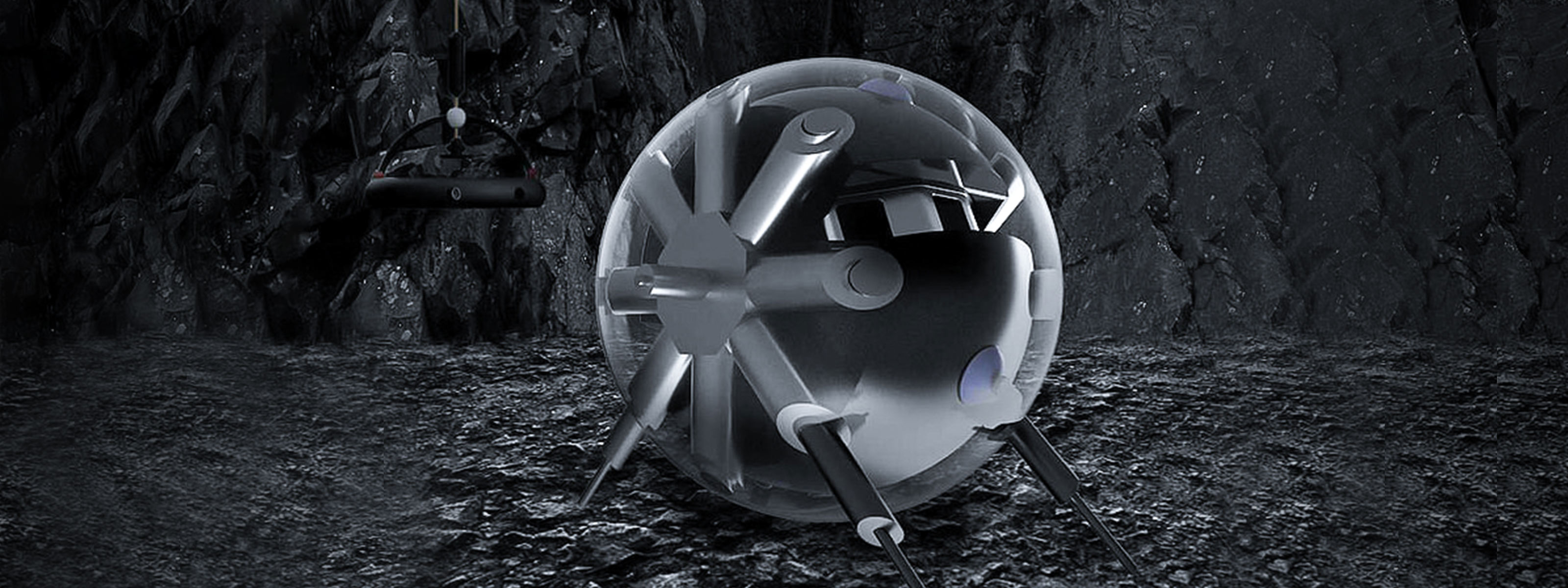 This “hamster ball” robot could explore lunar caves