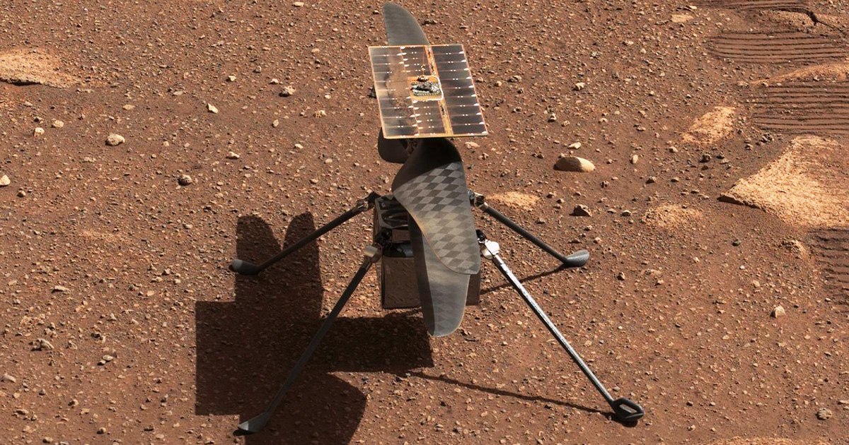 NASA’s Ingenuity helicopter just flew on Mars