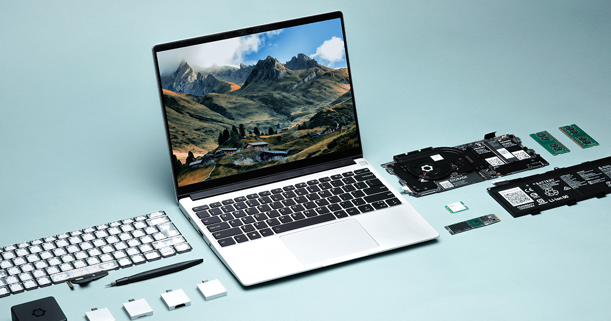 An easy-to-repair modular laptop is launching this summer
