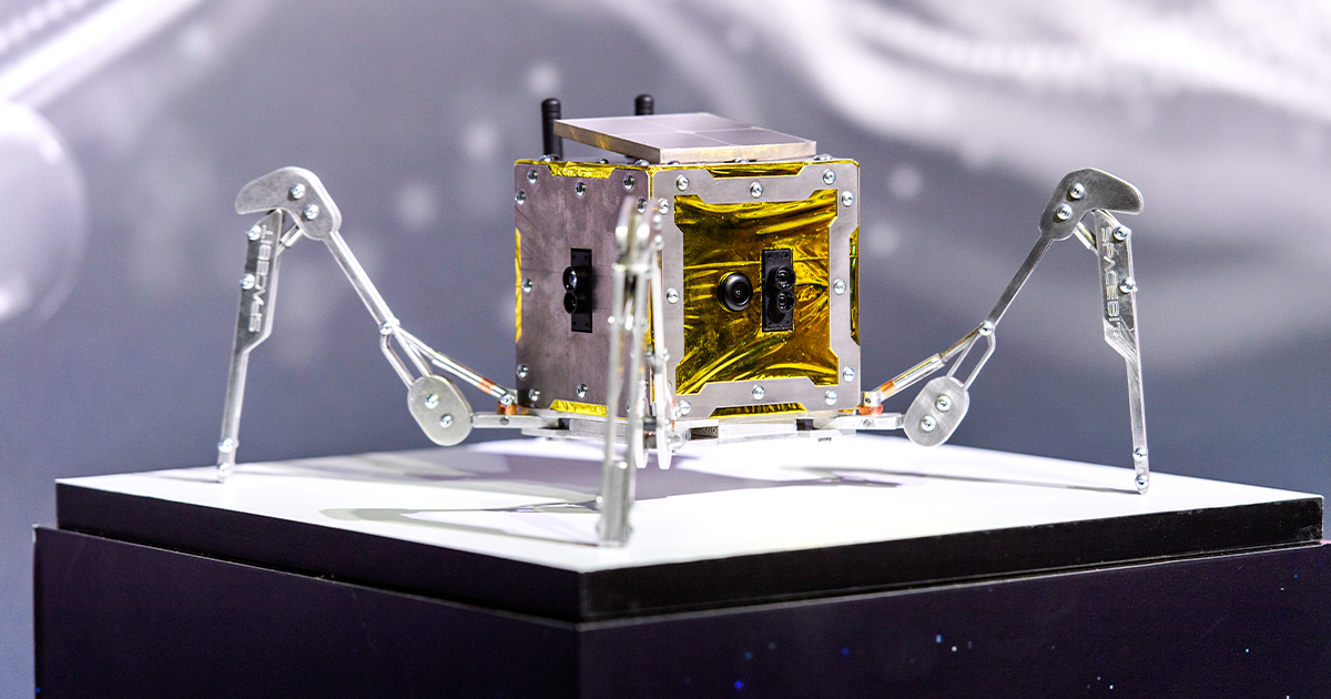 This spider-like moon rover will explore lunar lava tubes