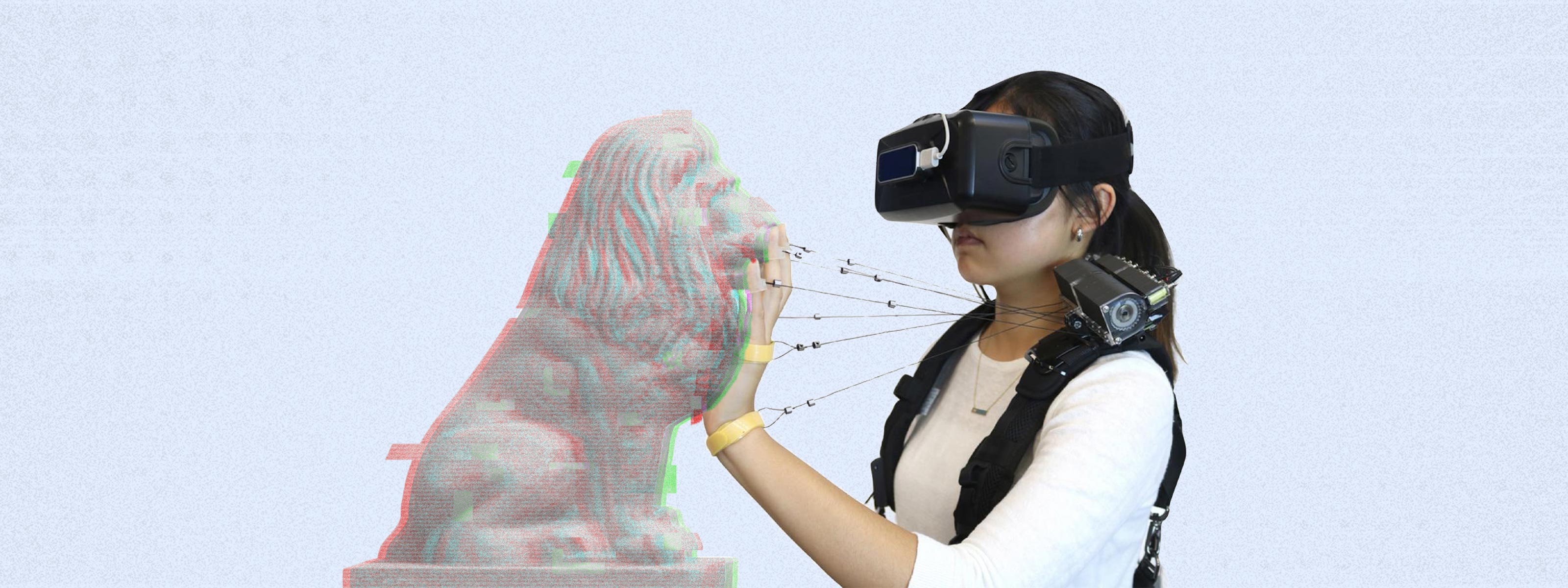 New VR system uses strings to provide haptic feedback