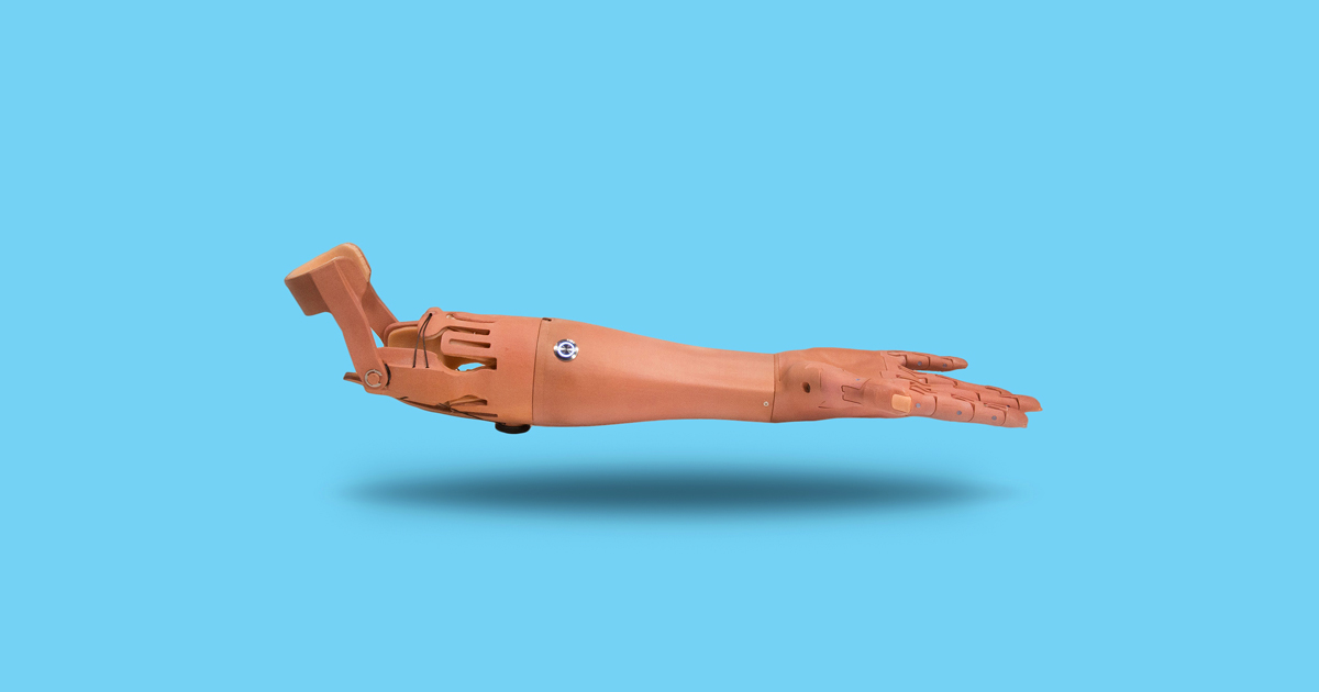 You can now order a 3D printed, mind-controlled prosthetic arm