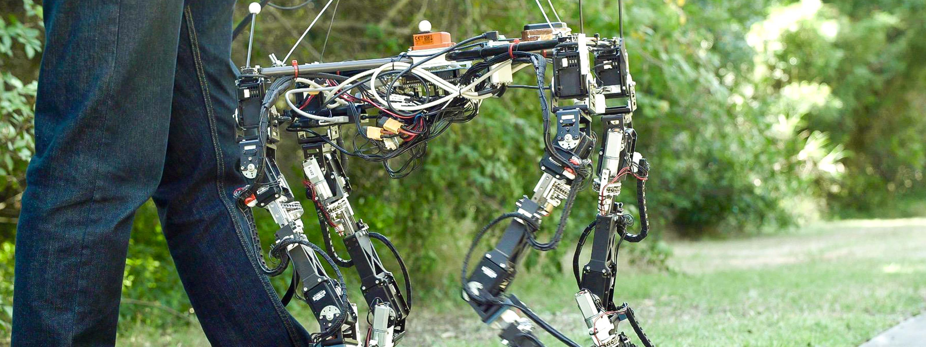 Quadruped robot can break a leg and keep going