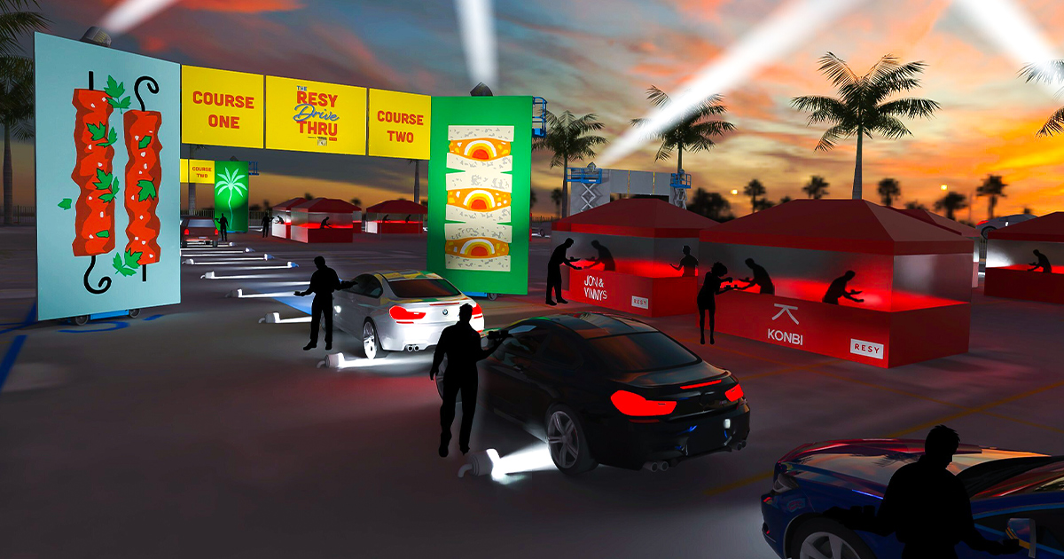 This Fine-Dining Drive-Thru Serves Fondue and Petit Fours