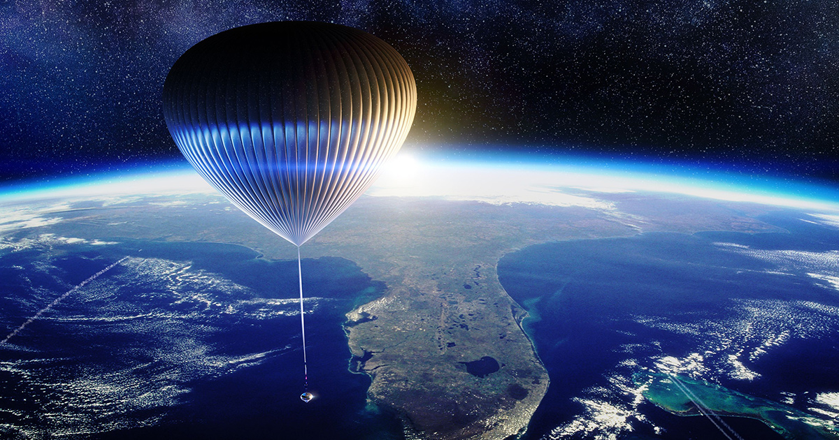 You can now buy a balloon ride to the edge of space