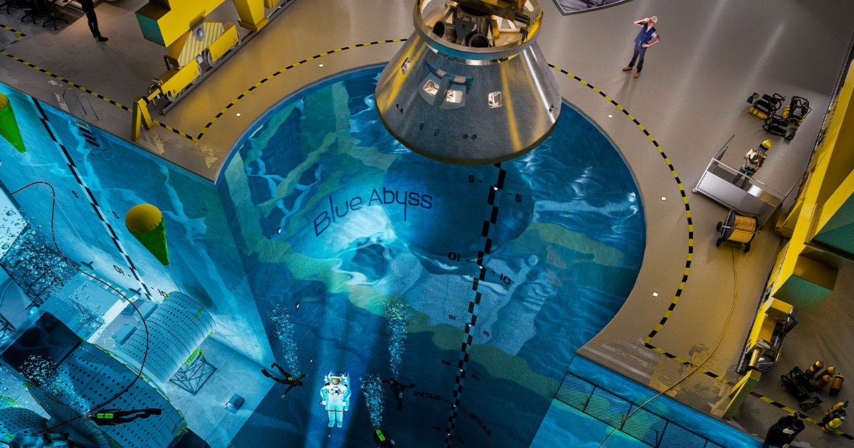 The world’s deepest pool will host astronaut training in the UK