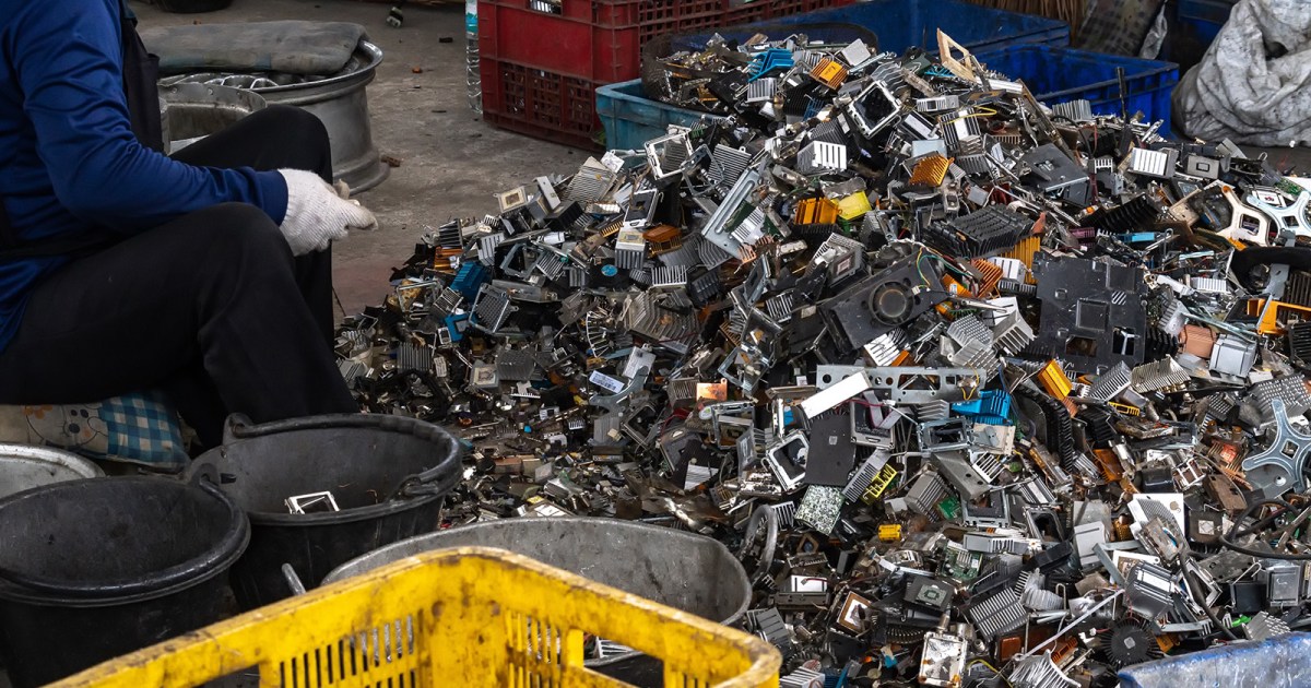 A more efficient way of urban mining gold