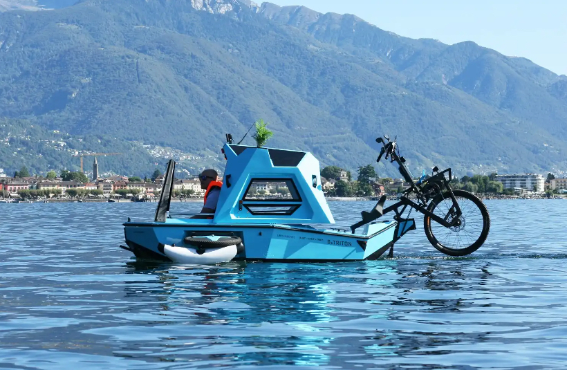This amphibious electric tricycle (and camper) costs $14,600