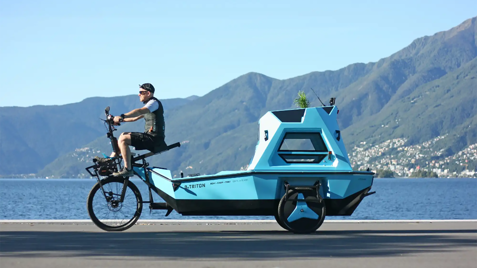 This amphibious electric tricycle (and camper) costs $14,600