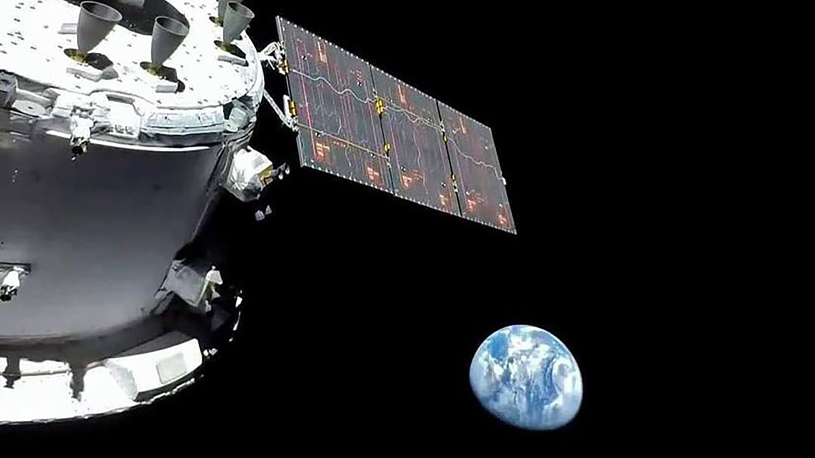 NASA’s Orion spacecraft sends back first images