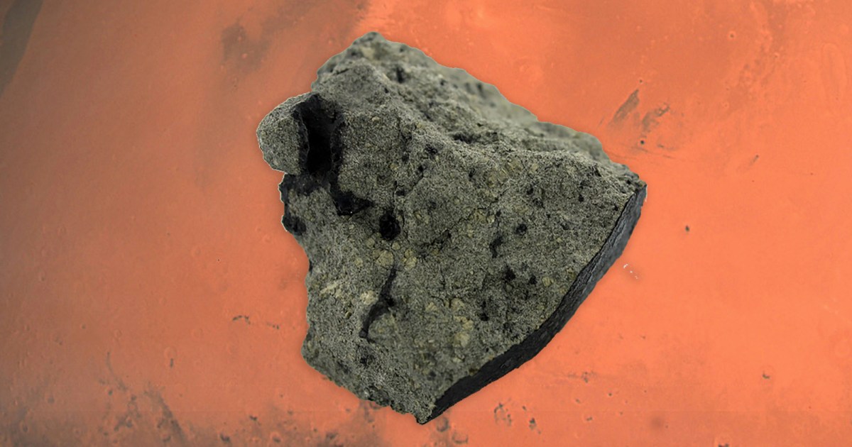 Rare Martian meteorite is full of complex carbon molecules