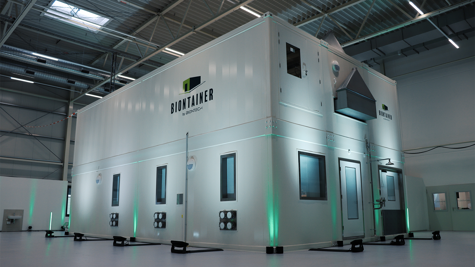 New mRNA vaccine factory is made from shipping containers