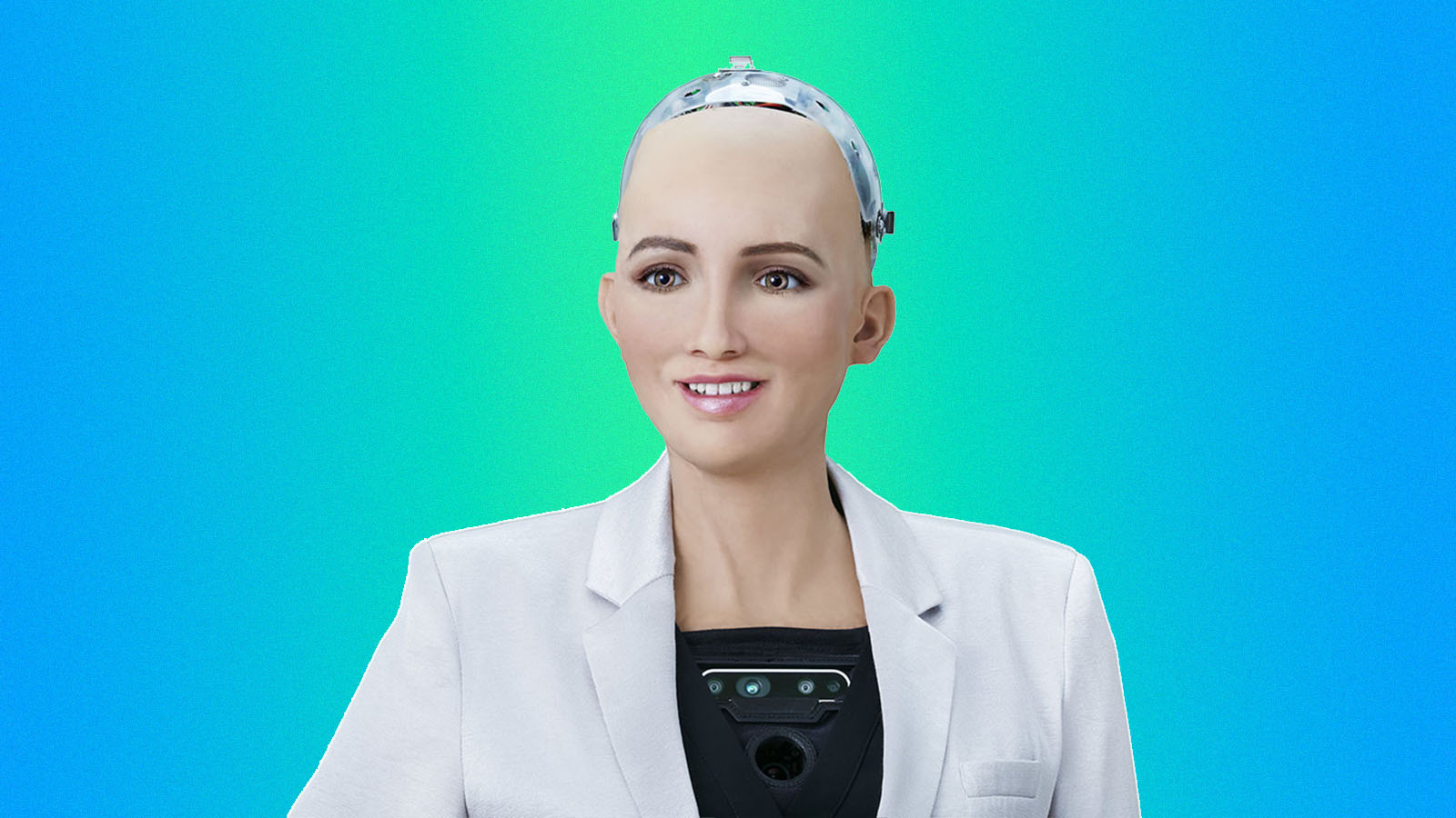 Sophia the robot talks Elon Musk, climate change, and more