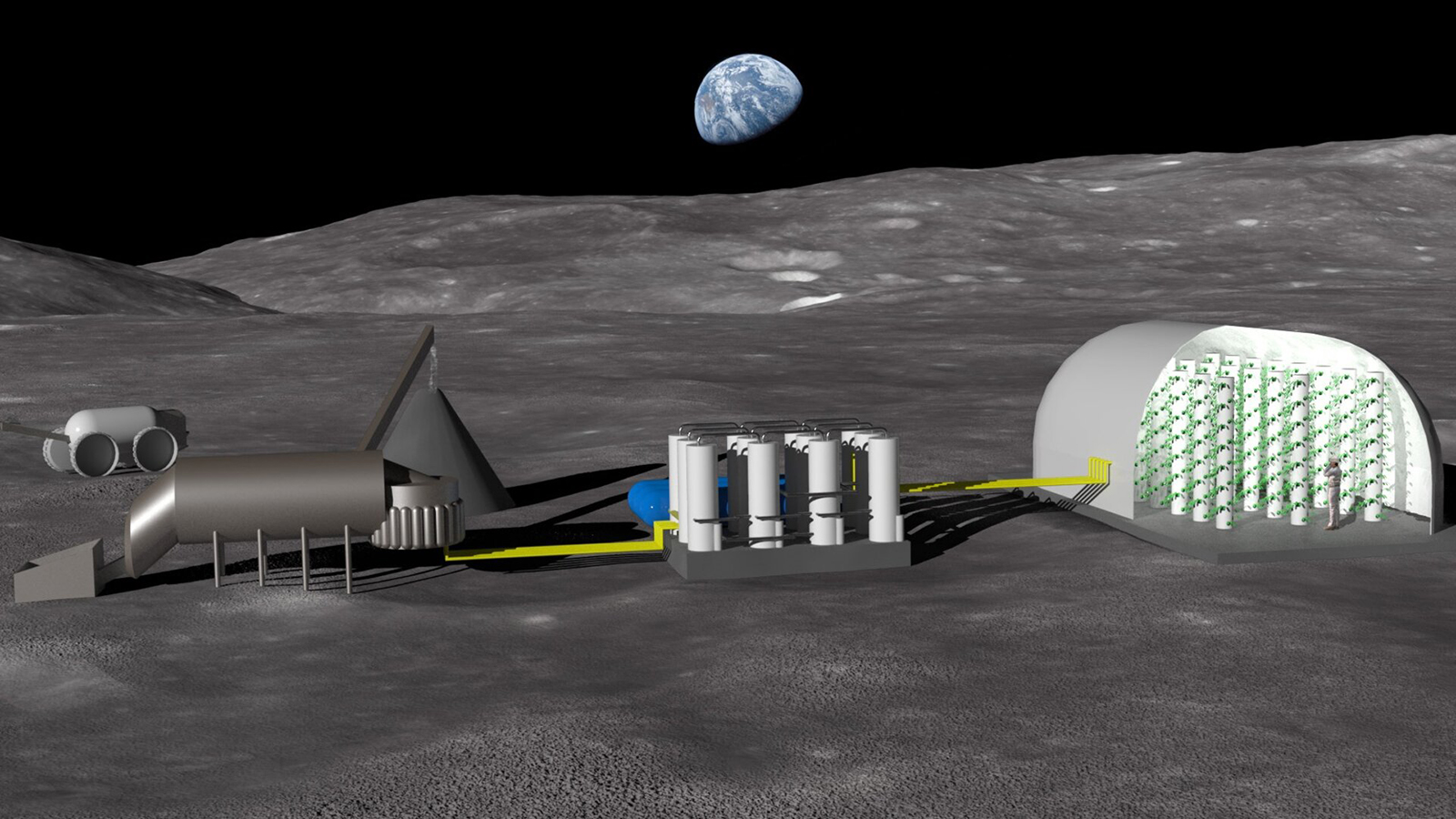 ESA thinks we can grow hydroponic gardens on the moon