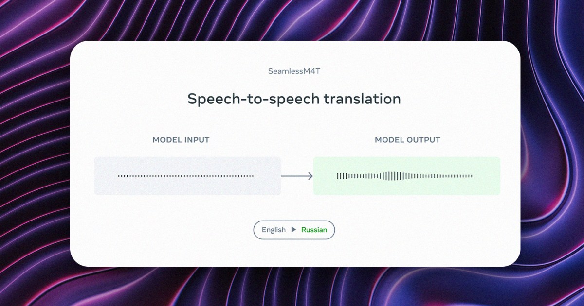Meta’s first-of-its-kind AI translates between any of 100 languages