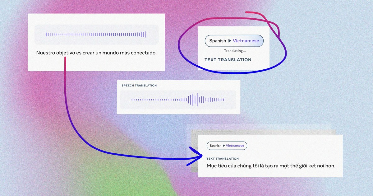 Meta’s first-of-its-kind AI translates between any of 100 languages
