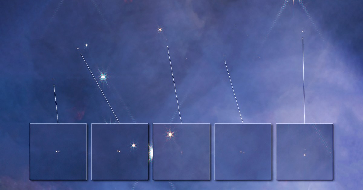 Webb telescope spots strange objects in the Orion Nebula