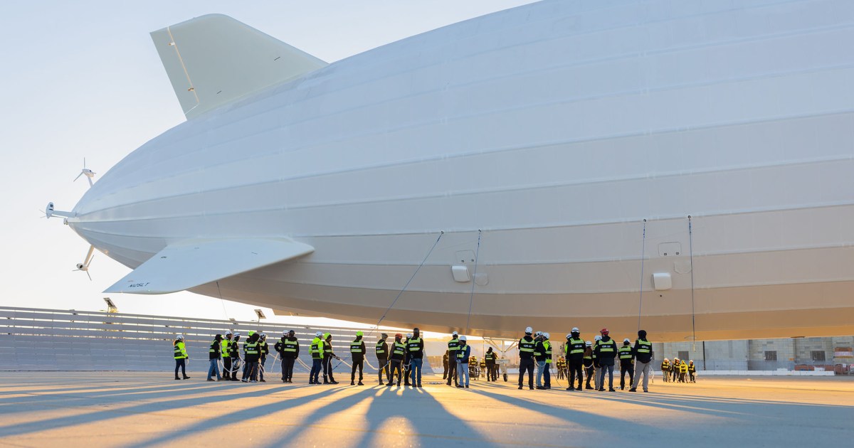 Biggest airship since the Hindenburg cleared for test flights