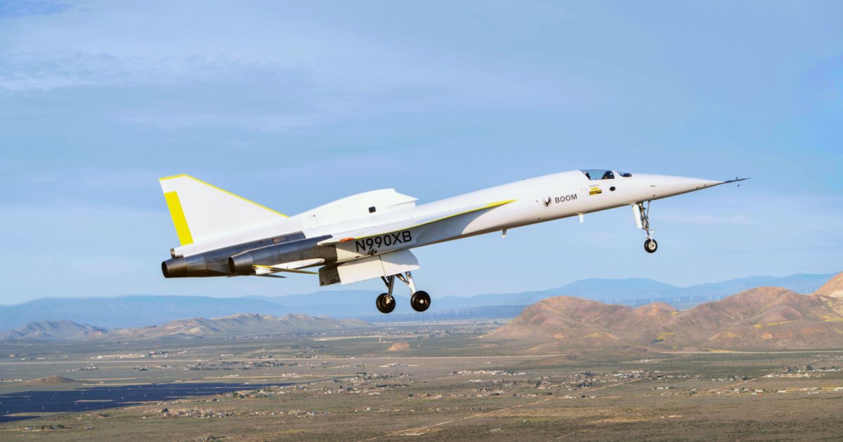 Boom’s supersonic jet flies for the first time