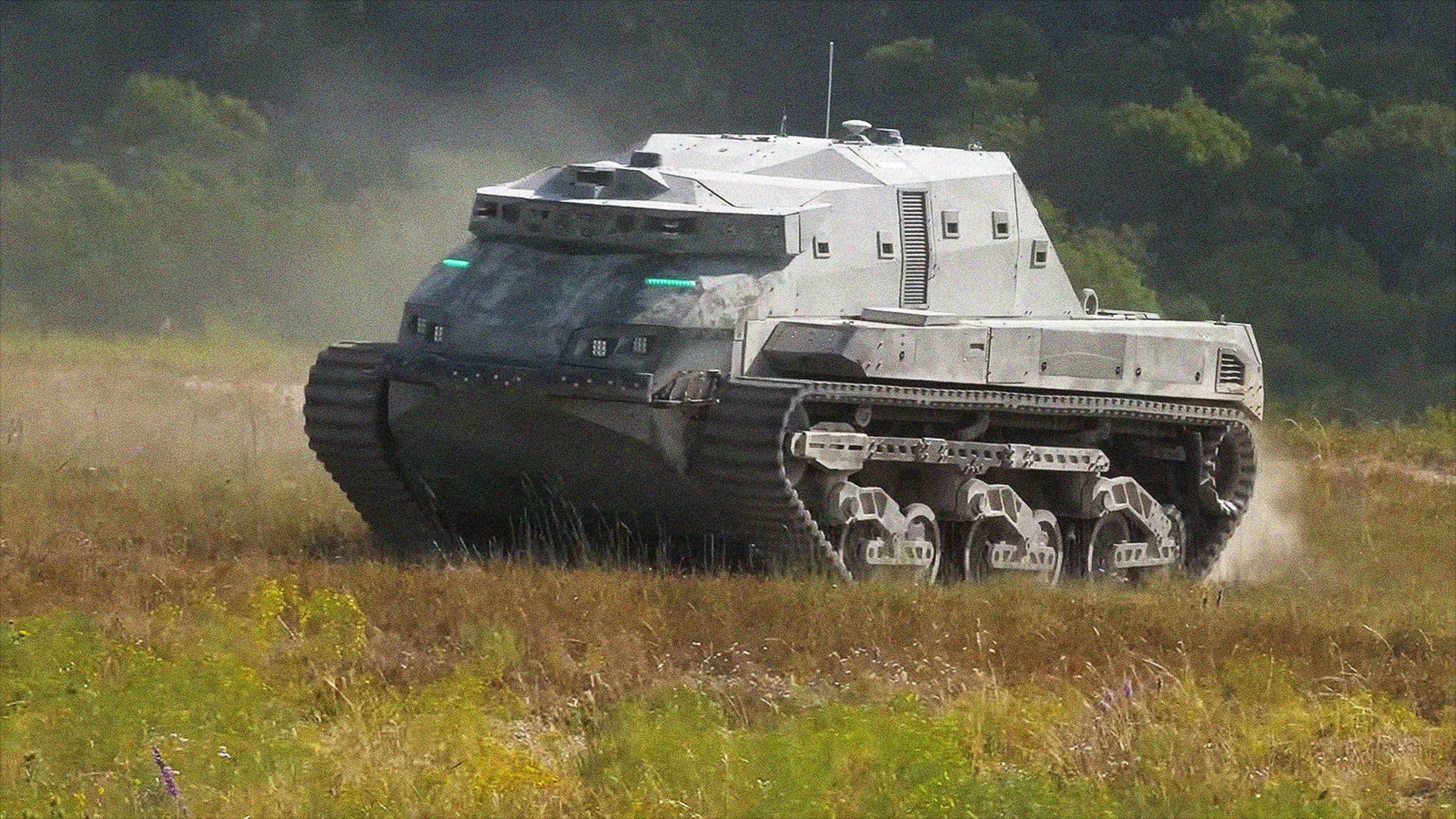 DARPA is testing this autonomous tank with glowing “eyes”